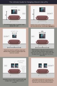 Hanging Artwork :: The Ultimate Guide - Velvet Karatzas Interiors Atelier